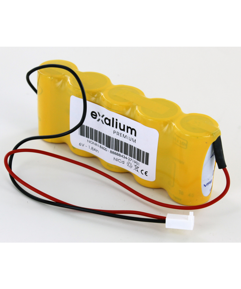 Battery 6V 1,3Ah for pulse oximeter 86xx NONIN MEDICAL - Vlad