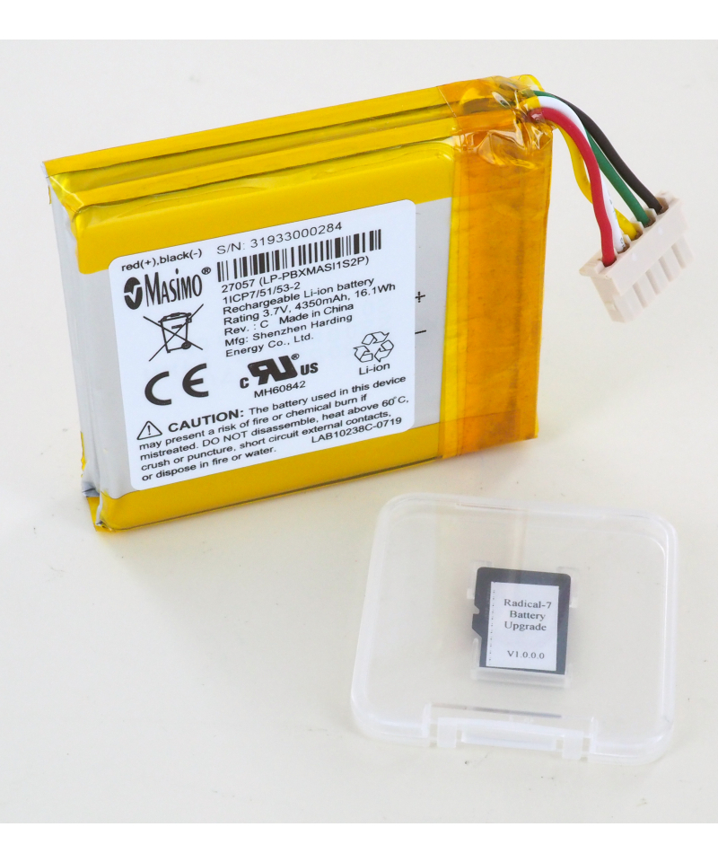 Battery 3.7V 4.2Ah for 7 MASIMO Radical Pulse Oximeter - Vlad