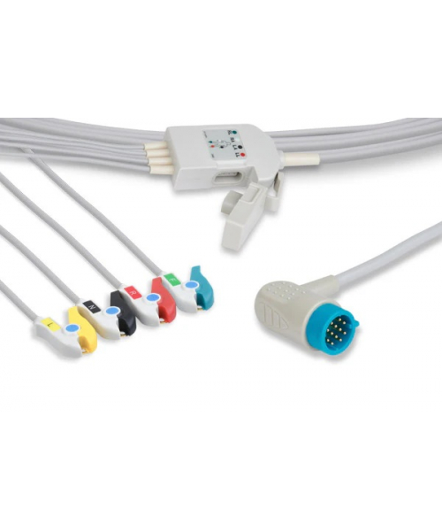One-piece 4-way clamp-on ECG cable for Touch7 SCHILLER - Vlad