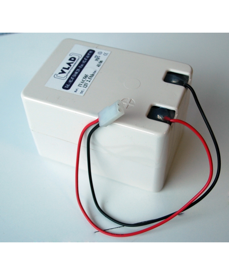 Battery 12V 2,5Ah for infusion pump 565 IVAC - Vlad