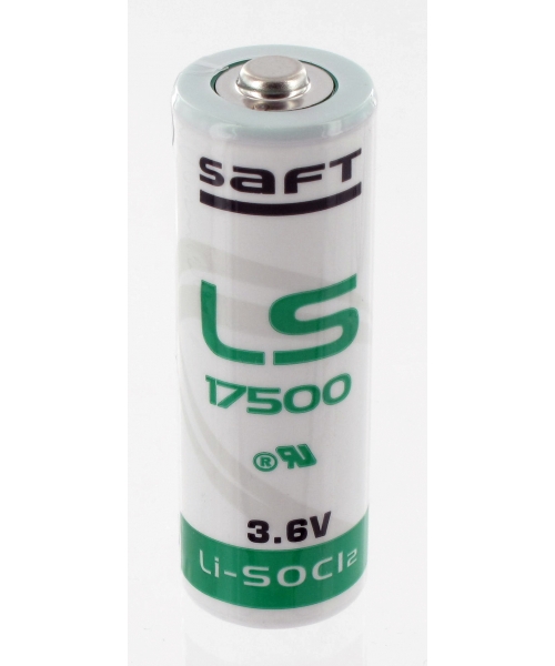 Battery lithium 3,6V 3,6Ah A Saft ( with lugs CLG) (LS17500) - Vlad