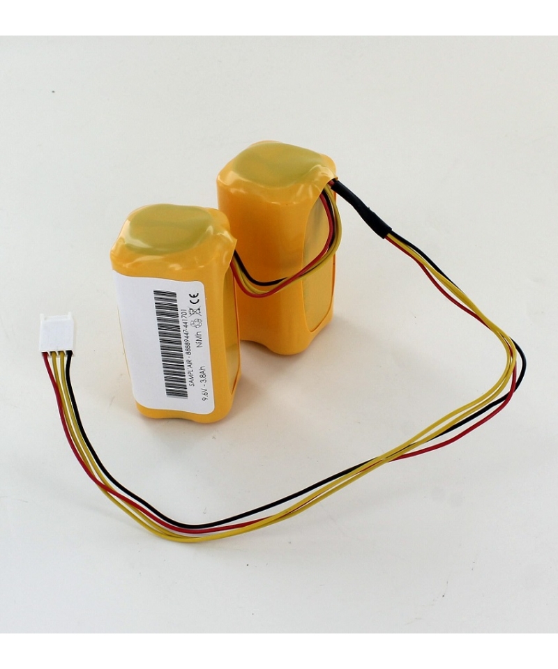 Batterie 9.6V 3.8Ah pour collecteur d'air Sampl'Air Lite BIOMERIEUX ...