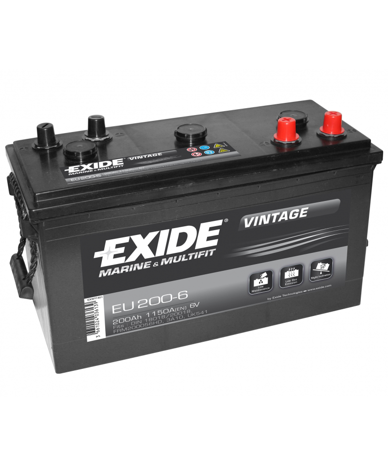 Starter 6V 200Ah 1150 battery has 398x175x234mm DIAG - Vlad